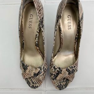 Guess | Shoes | Guess Snake Heels 85 | Poshmark